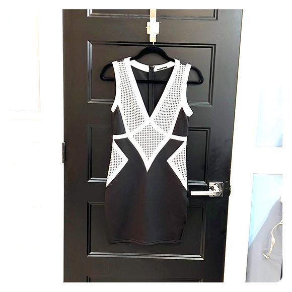 Alt. B | Dresses | Black And White Fitted Dress | Poshmark